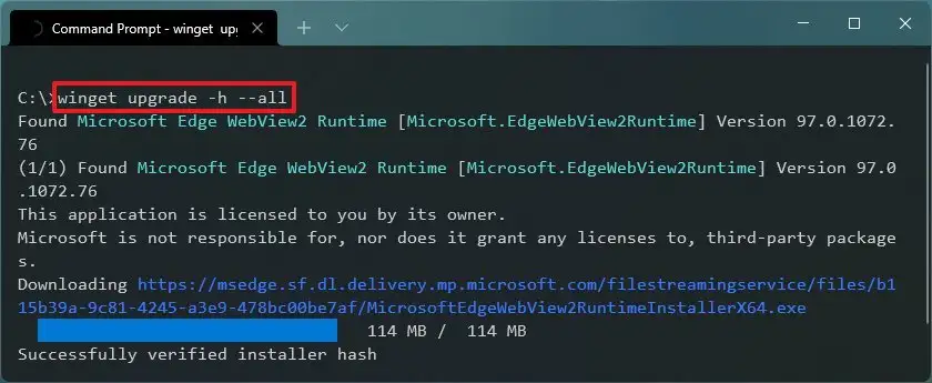 Cómo actualizar aplicaciones a través del comando winget en Windows 11 » tiprelay